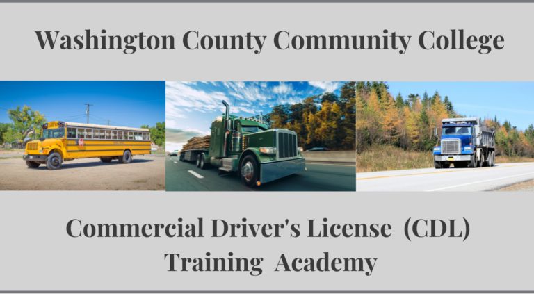 CDL Driving Academy - Washington County Community College